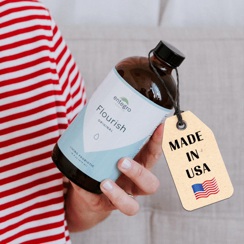 Proudly Made in the USA - Flourish Living Probiotics - Entegro Health ...